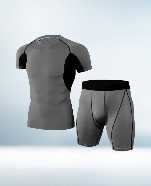 Custom Grey Rash Guard – Saintica Sports